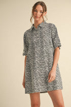 White Tiger Mini Dress – barndoorboutiquetn